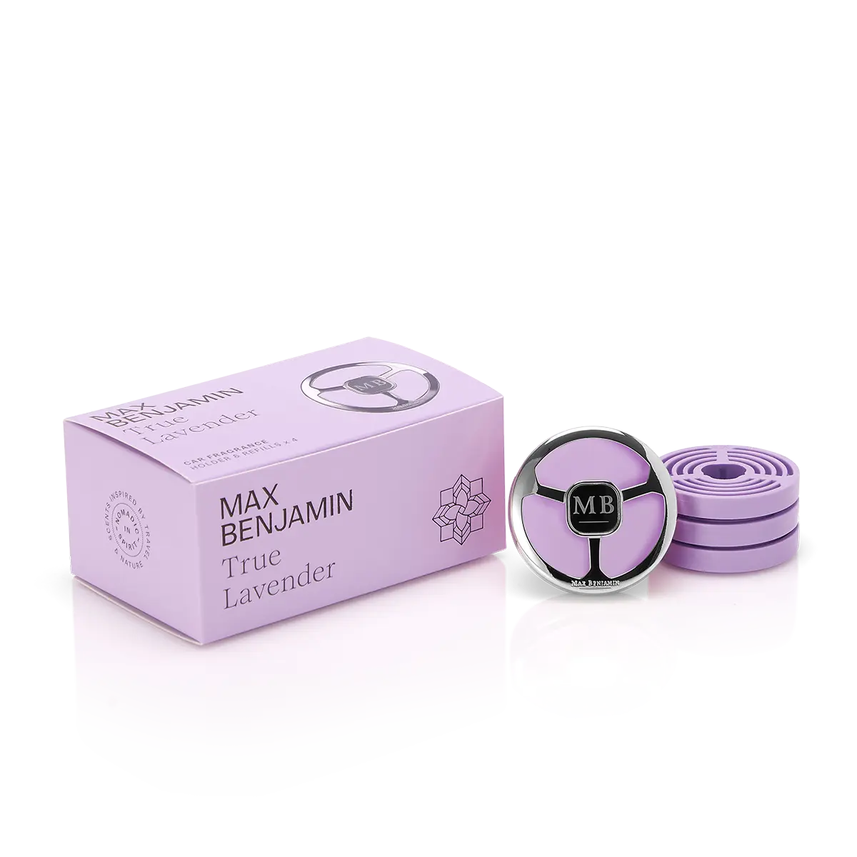 Max Benjamin Car Fragrance Gift Set True Lavender - Fernhill Garden Centre